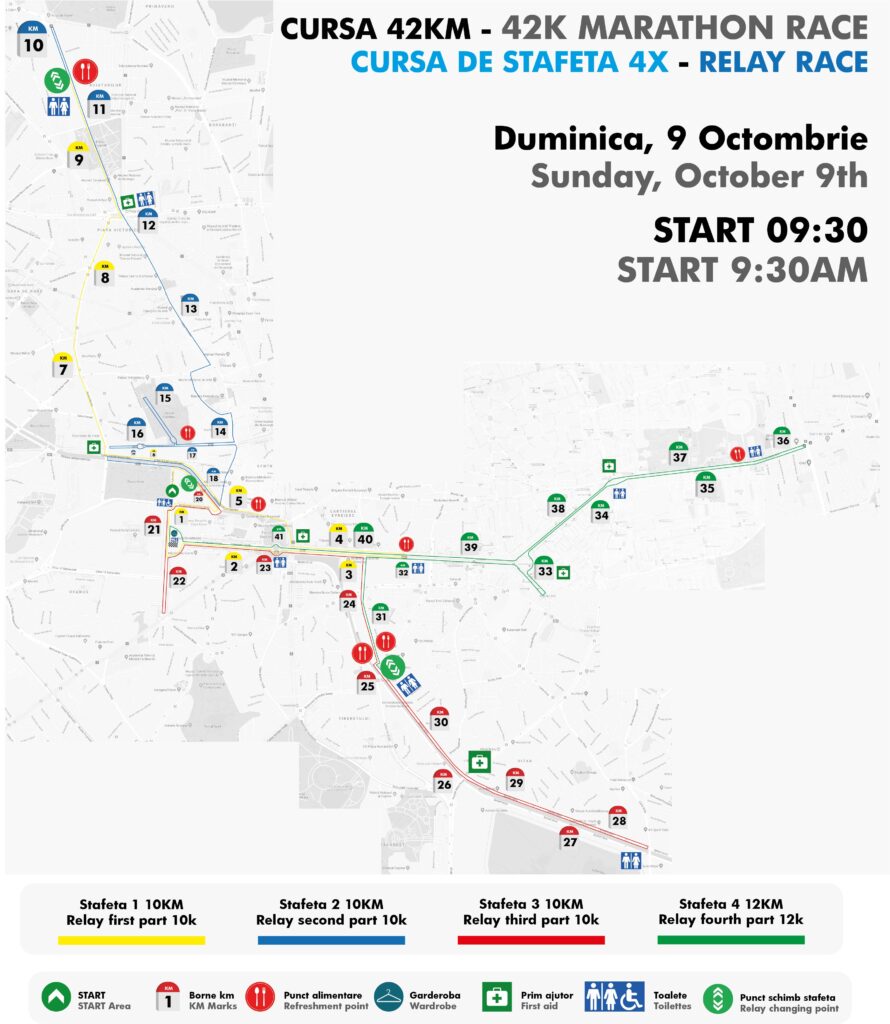 Marathon -CURSA 42KM - Bucharest Marathon - #RunInBucharest